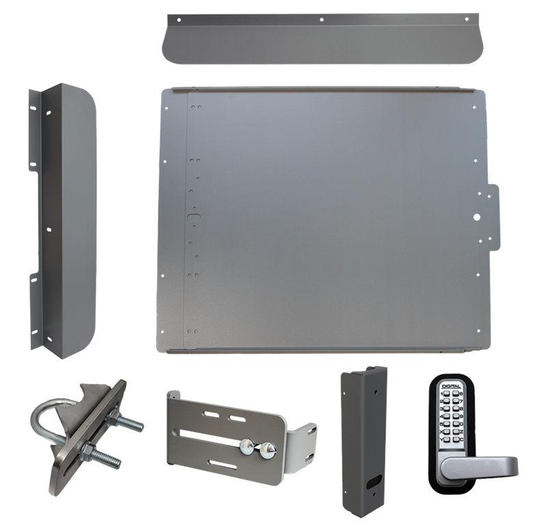 Lockey ED-60 EDGE-Security Panic Shield Kit for User Supplied Panic Ba ...