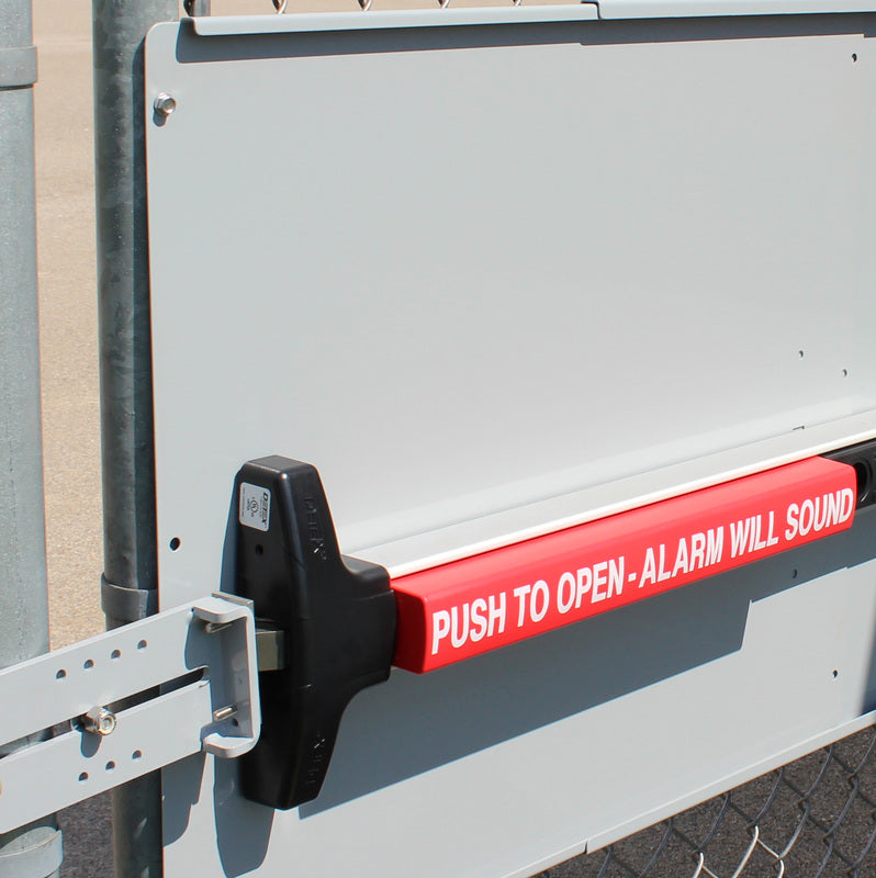Panic Bar Mounting Plate For Chain Link Fence Gates, Panic Shield For ...